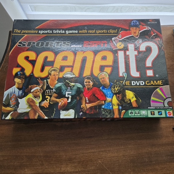 Mattel | Games | 205 Mattel Espn Sports Scene It Trivia Dvd Game No ...